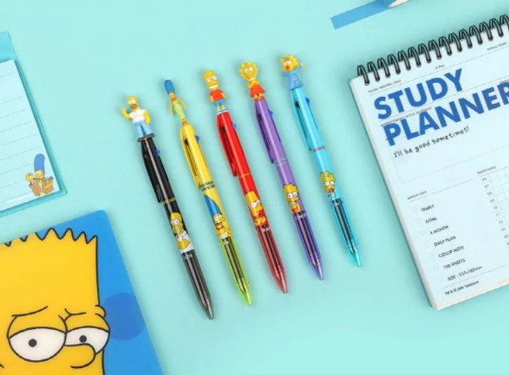The Simpsons 0.5mm 3colors Pen [5types] – dubudumo