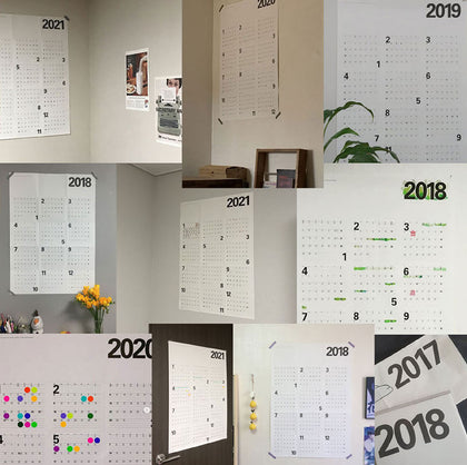 2025 Wall Poster Calendar [3types] – dubudumo