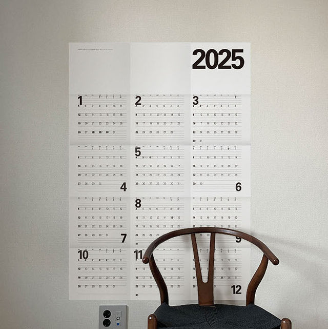 2025 Wall Poster Calendar [3types] – dubudumo
